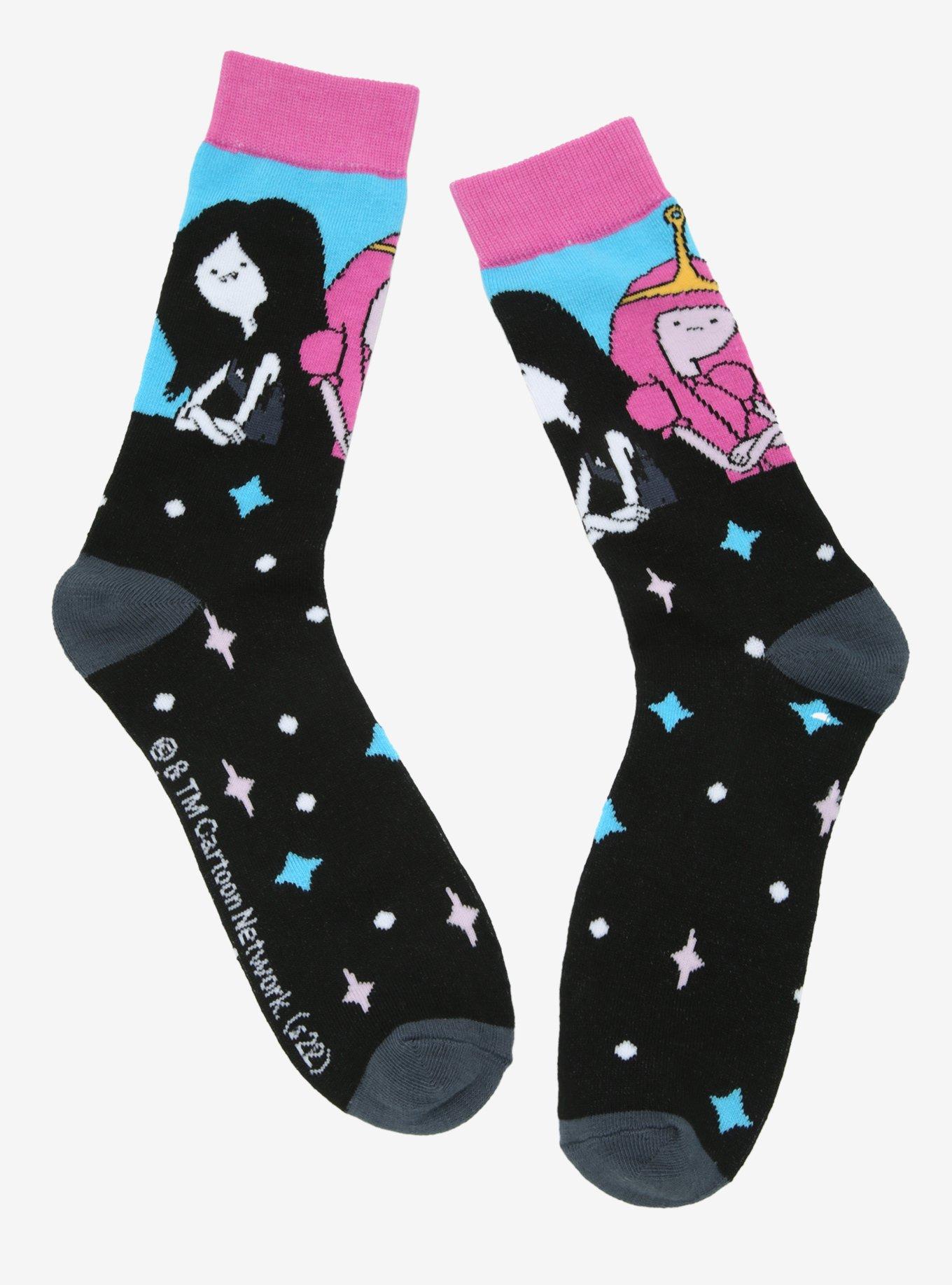 Adventure Time Marceline & Princess Bubblegum Crew Socks | Hot Topic