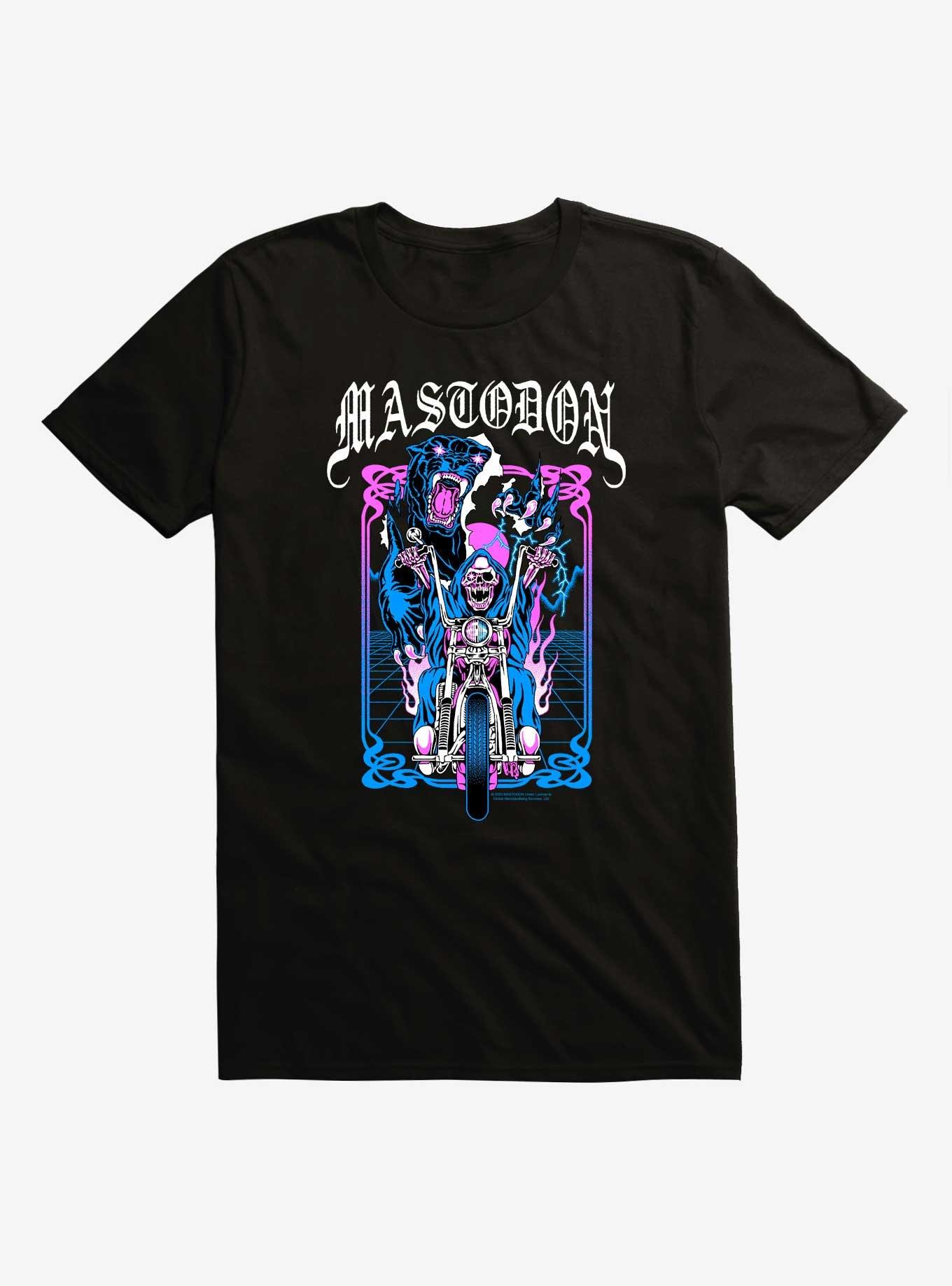 Mastodon Death Biker T-Shirt - BLACK | Hot Topic