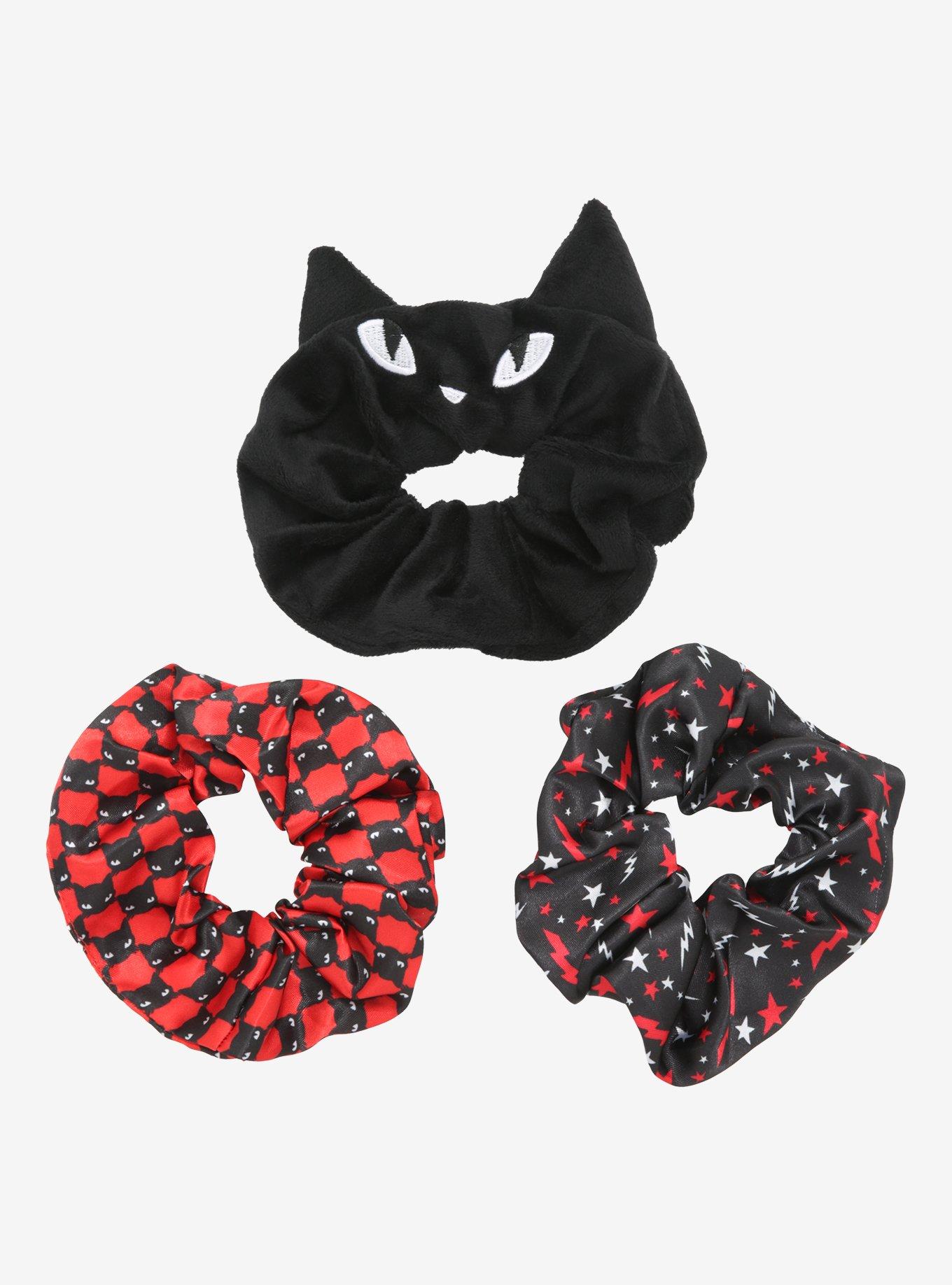 Emily The Strange Cat Scrunchie Set | Hot Topic