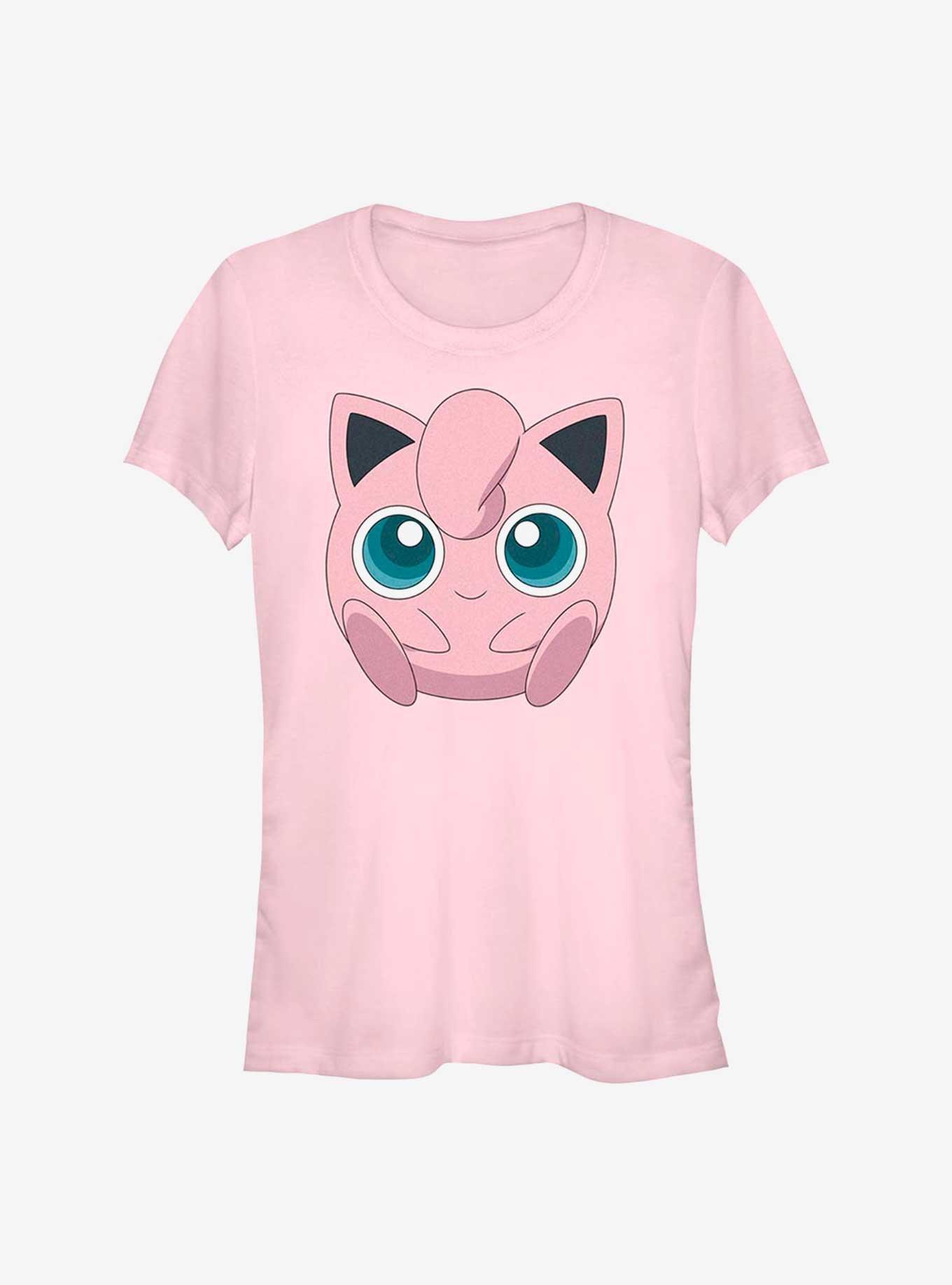 Pokemon Jigglypuff Face Girls T-Shirt - PINK | Hot Topic