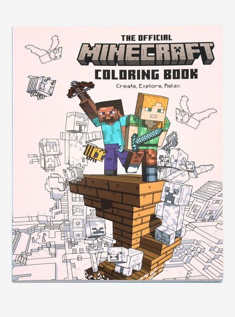 The Official Minecraft Coloring Book | Hot Topic