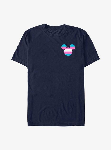 Disney Mickey Mouse Transgender Pride Badge Pride T-Shirt - BLUE | Hot ...