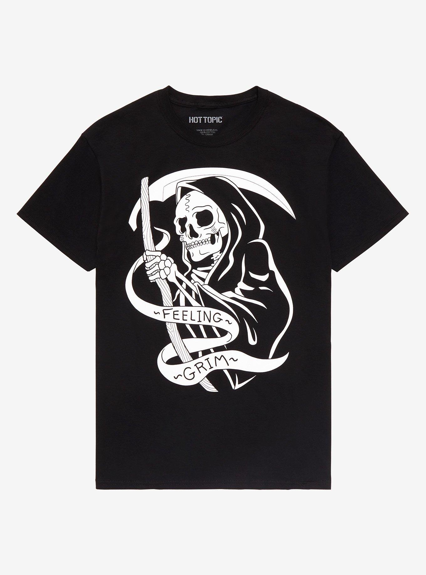 Grim Reaper Feeling Grim Boyfriend Fit Girls T-Shirt | Hot Topic
