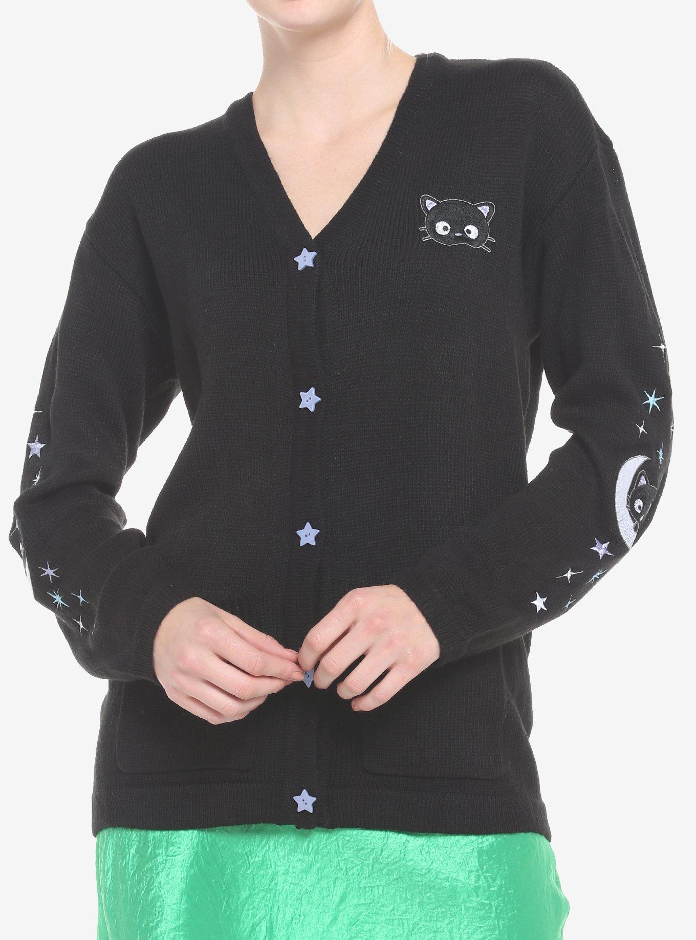 Chococat Embroidered Girls Cardigan Hot Topic
