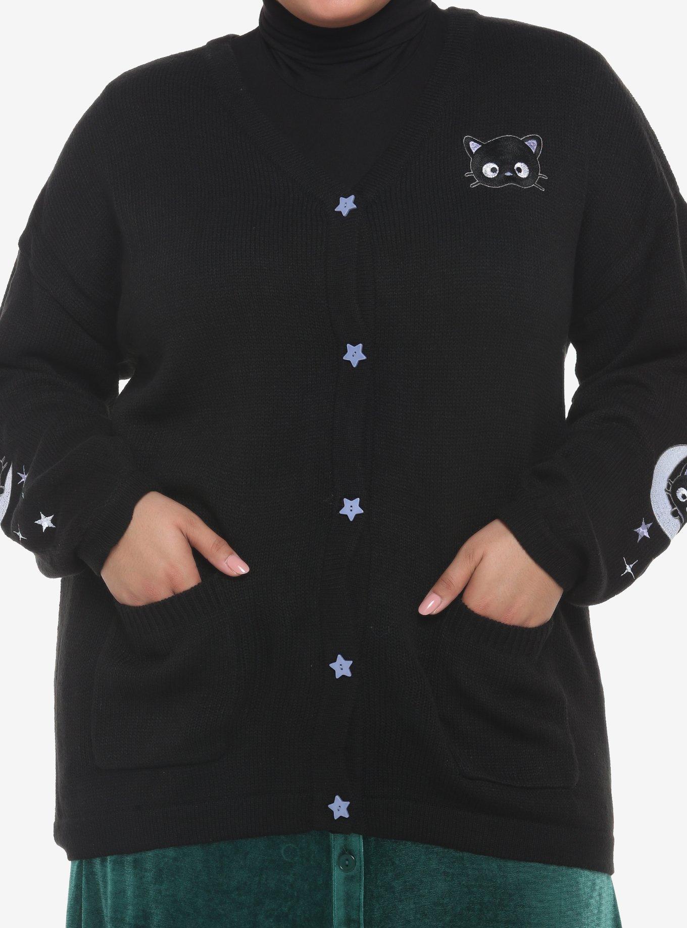 Chococat Embroidered Girls Cardigan Plus Size | Hot Topic