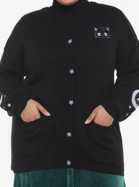 Chococat Embroidered Girls Cardigan Plus Size | Hot Topic