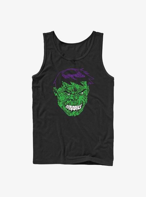 Marvel Hulk Hulkface Icons Tank - BLACK | Hot Topic