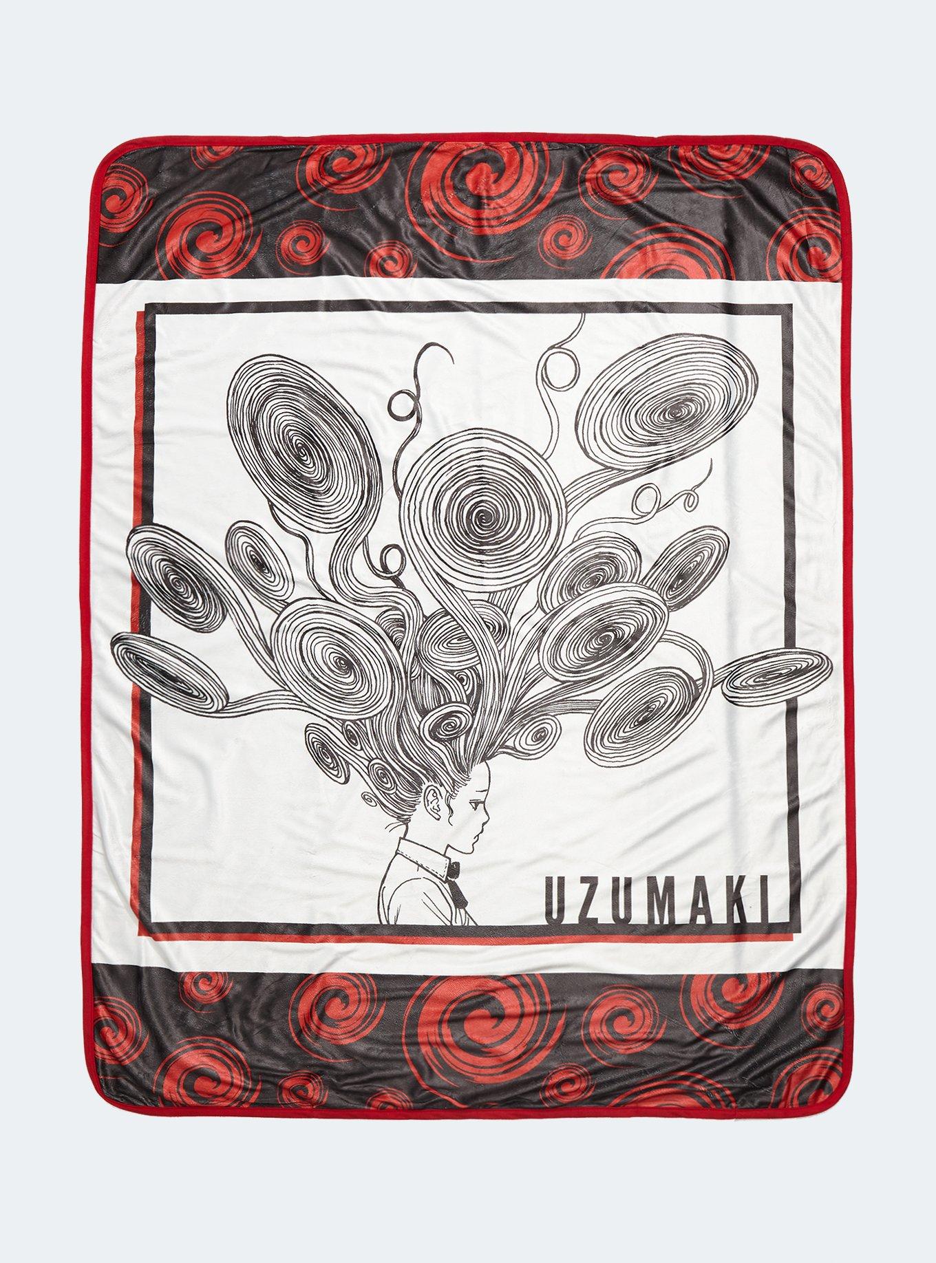 Junji Ito Uzumaki Goshima Throw Blanket | Hot Topic