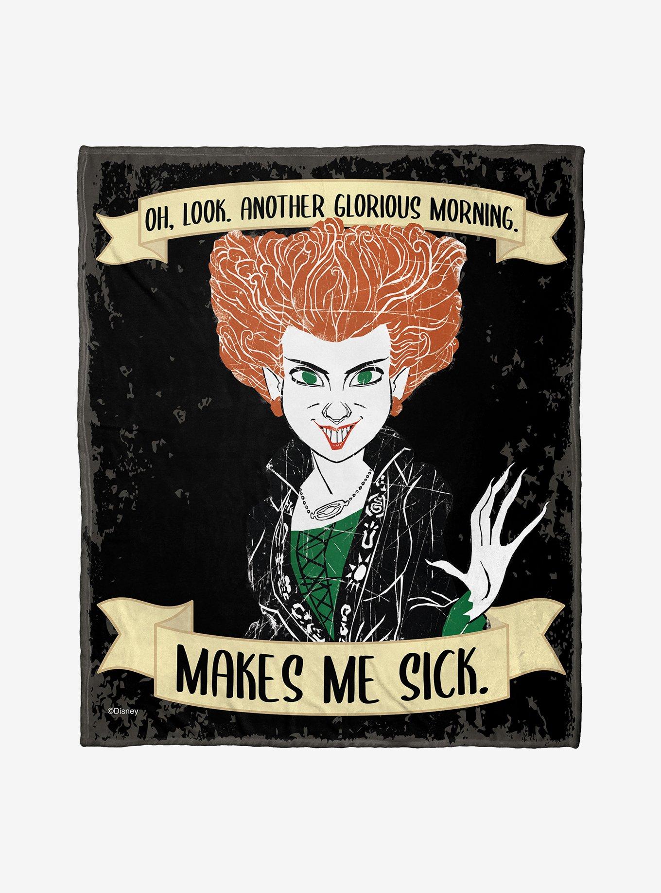 Disney Hocus Pocus Glorious Morning Throw Blanket | BoxLunch
