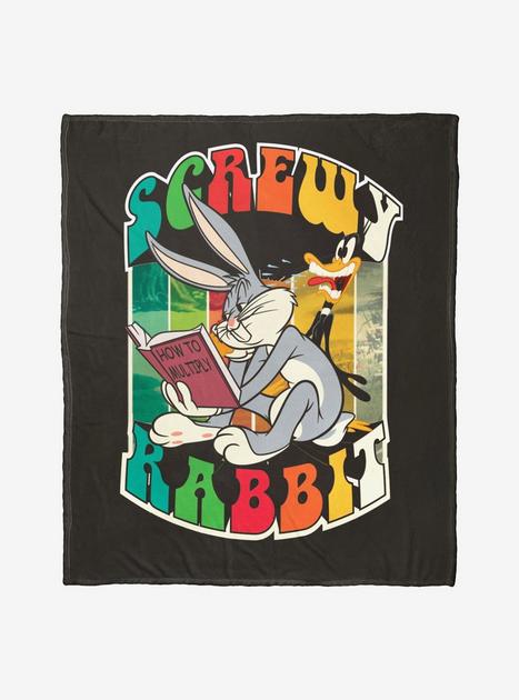 Looney Tunes Screwy Rabbit Throw Blanket | BoxLunch