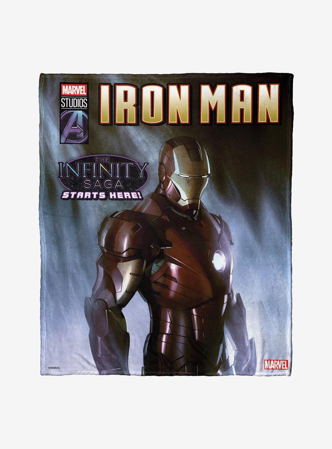 Marvel Iron Man Infinity Saga Throw Blanket | BoxLunch