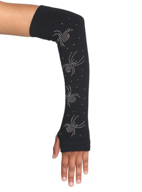 Spider Rhinestone Arm Warmers | Hot Topic