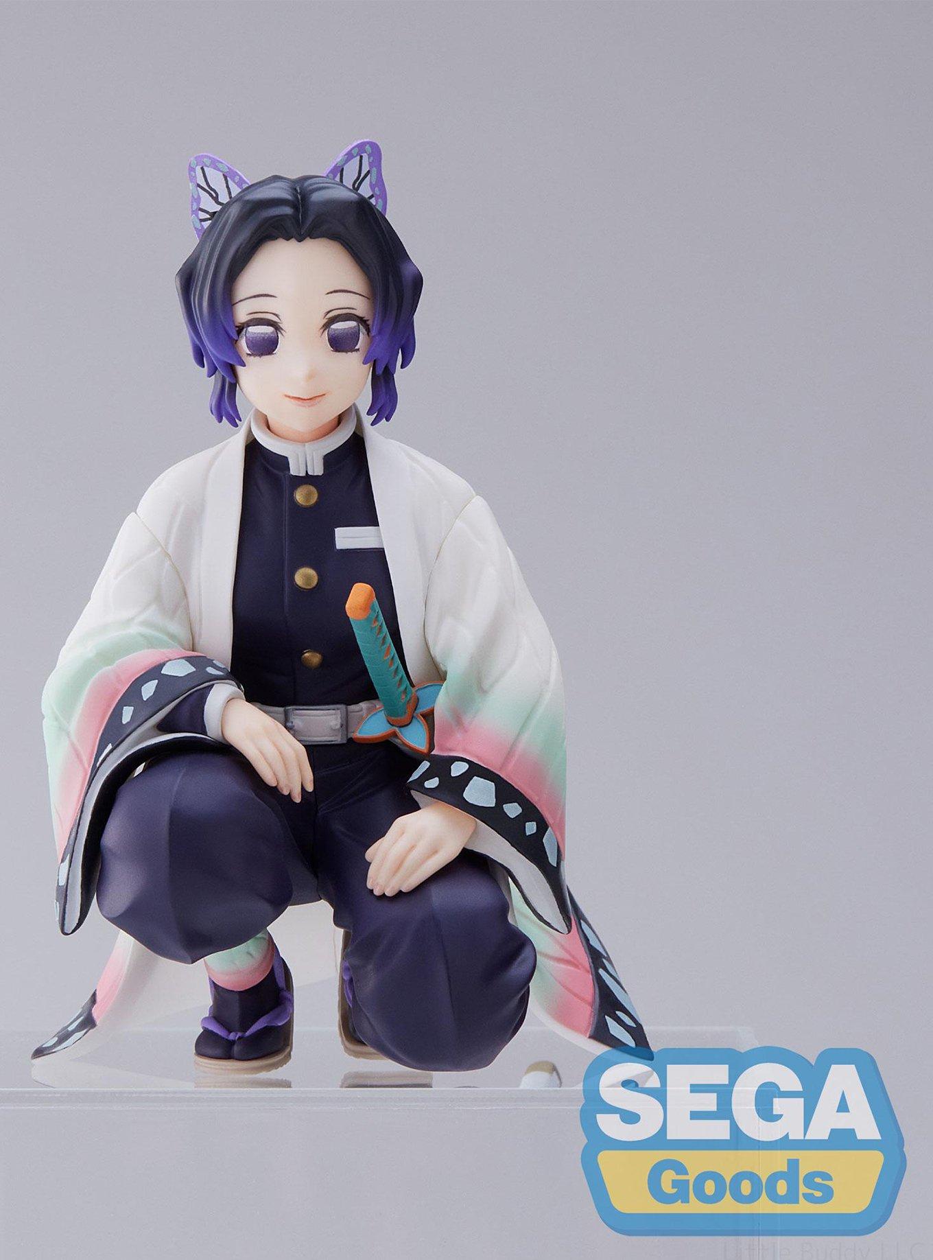 Sega Demon Slayer: Kimetsu no Yaiba Premium Perching Shinobu Kocho (Hashira Meeting Ver.) Figure ...