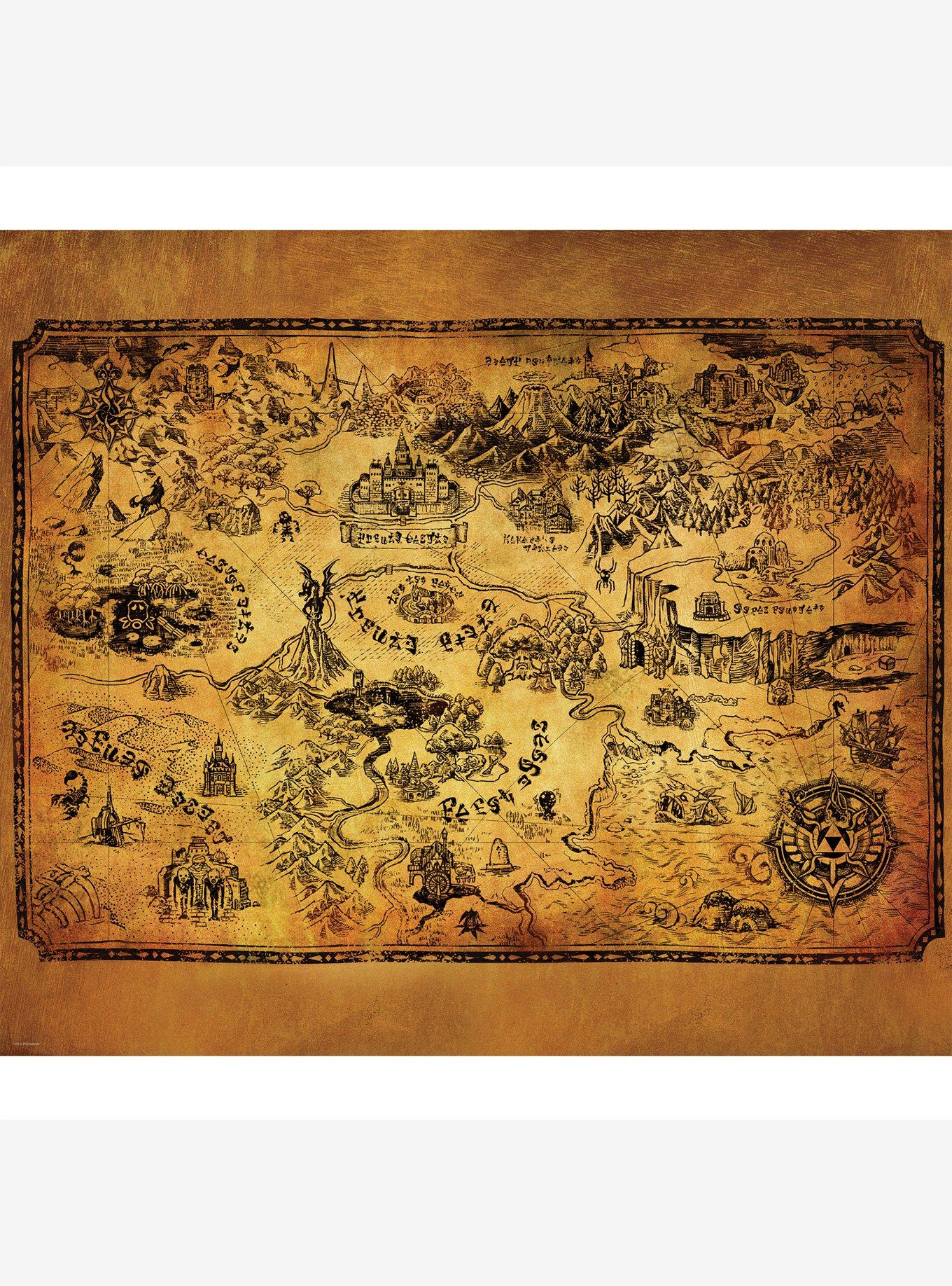 The Legend of Zelda Map Tapestry | BoxLunch