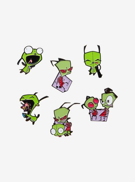 Invader Zim GIR & Zim Blind Box Enamel Pin | Hot Topic