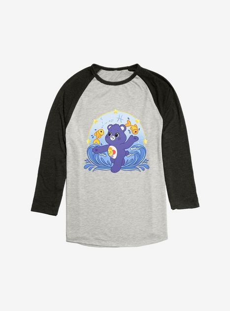 Care Bears Pisces Bear Raglan - BLACK | Hot Topic