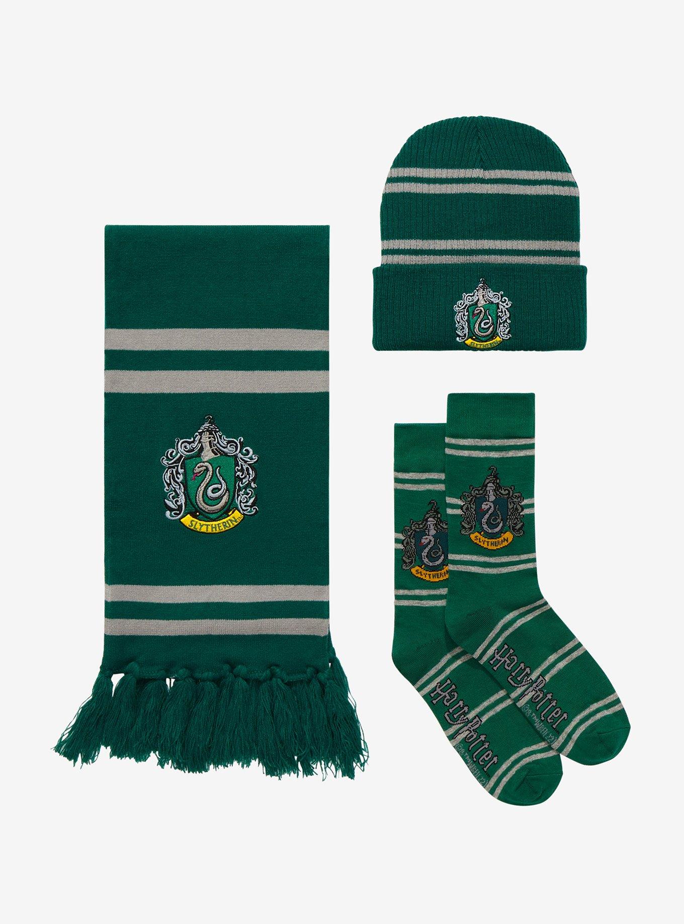 Harry Potter Slytherin Crest Scarf Set | BoxLunch