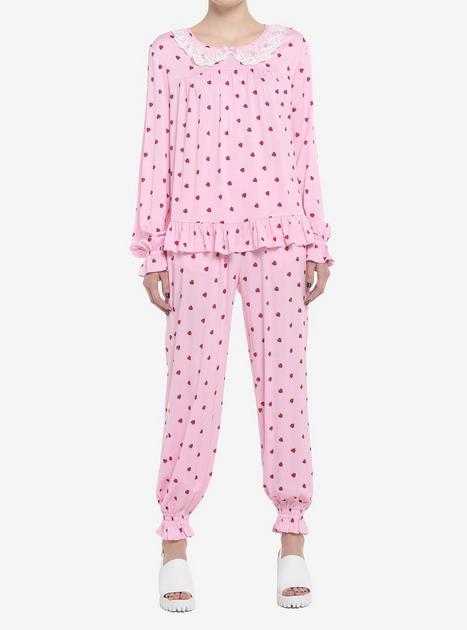 Strawberry Allover Print Girls Lounge Set | Hot Topic