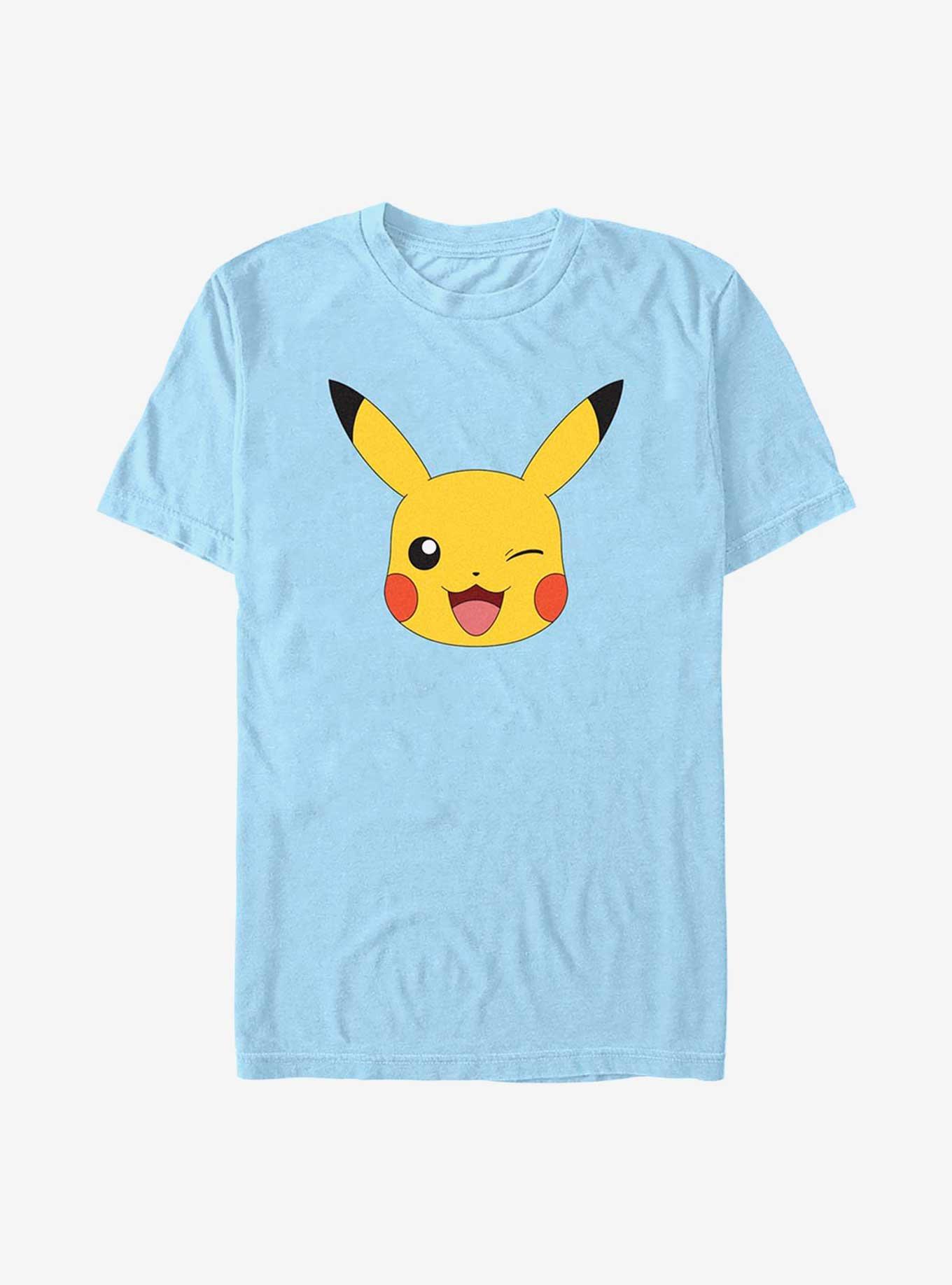 Pokémon Pikachu Big Face T-Shirt - BLUE | BoxLunch