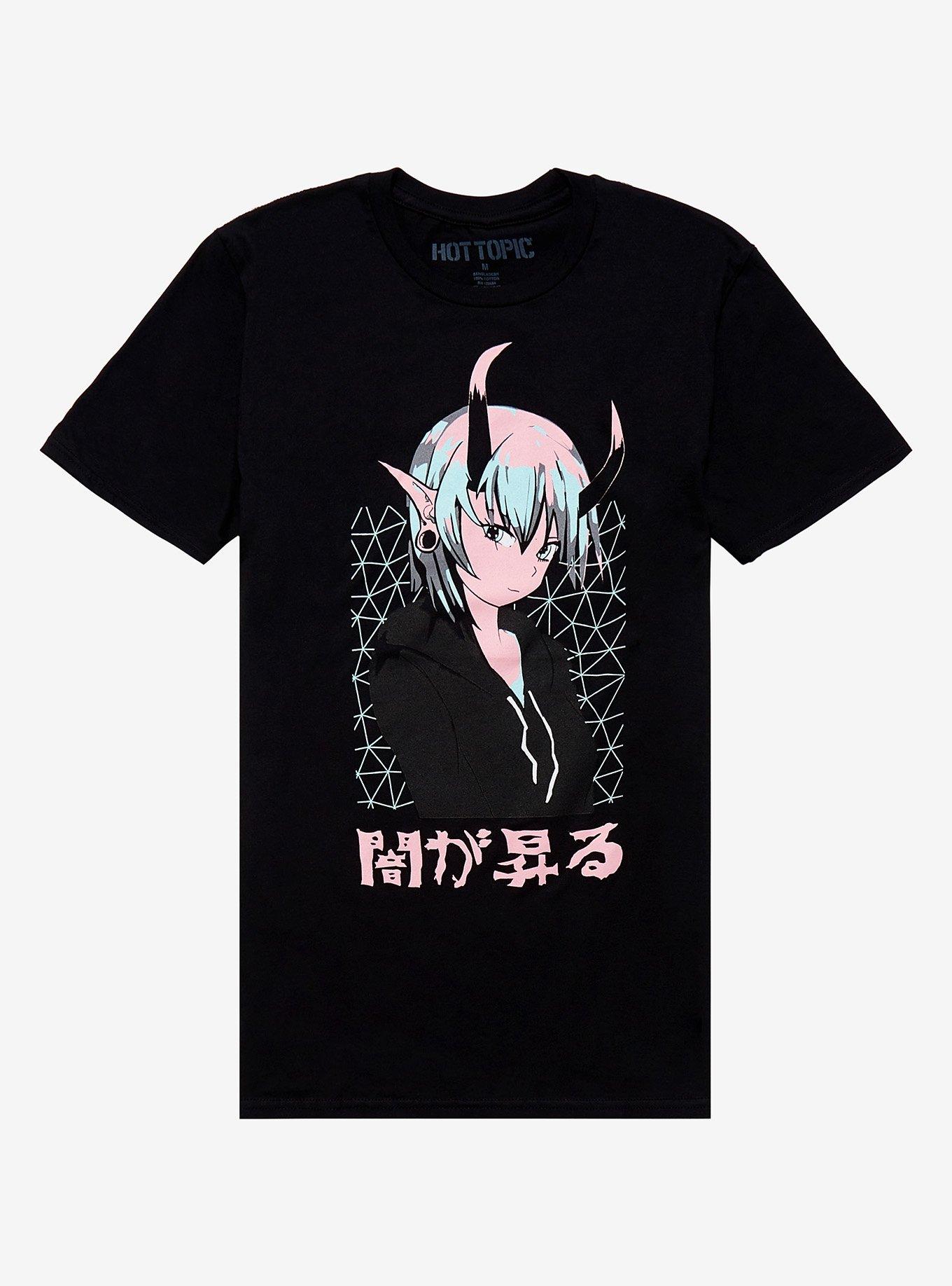 Anime Demon Character Boyfriend Fit Girls T-Shirt | Hot Topic