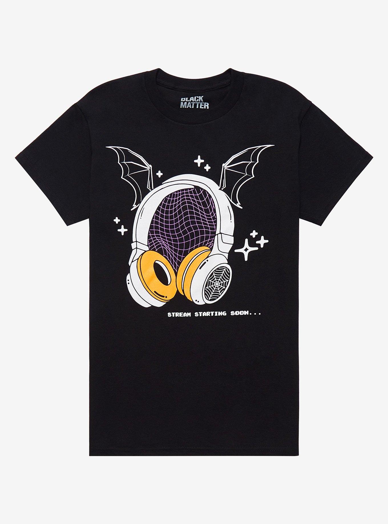 Bat Ears Headset Boyfriend Fit Girls T-Shirt | Hot Topic