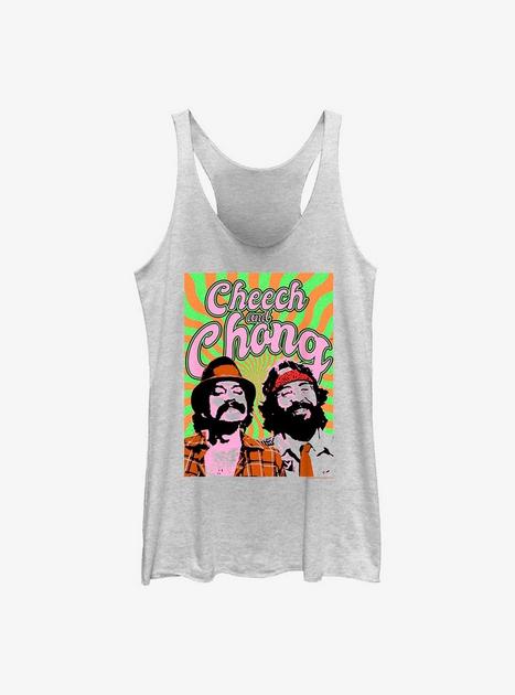 Cheech And Chong Trippy Girls Tank - WHITE | Hot Topic
