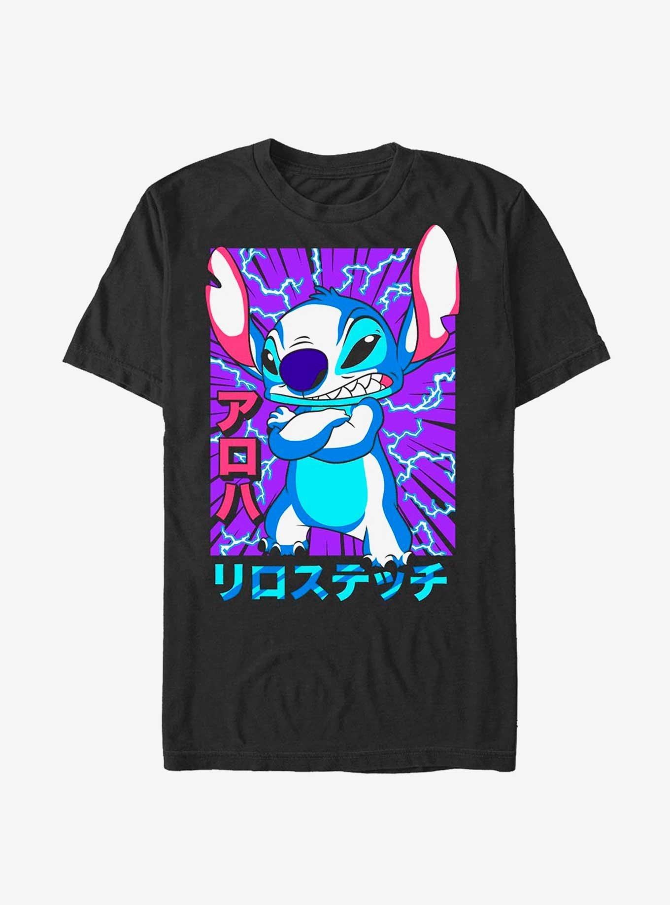 Disney Lilo And Stitch Bolt T-Shirt - BLACK | BoxLunch