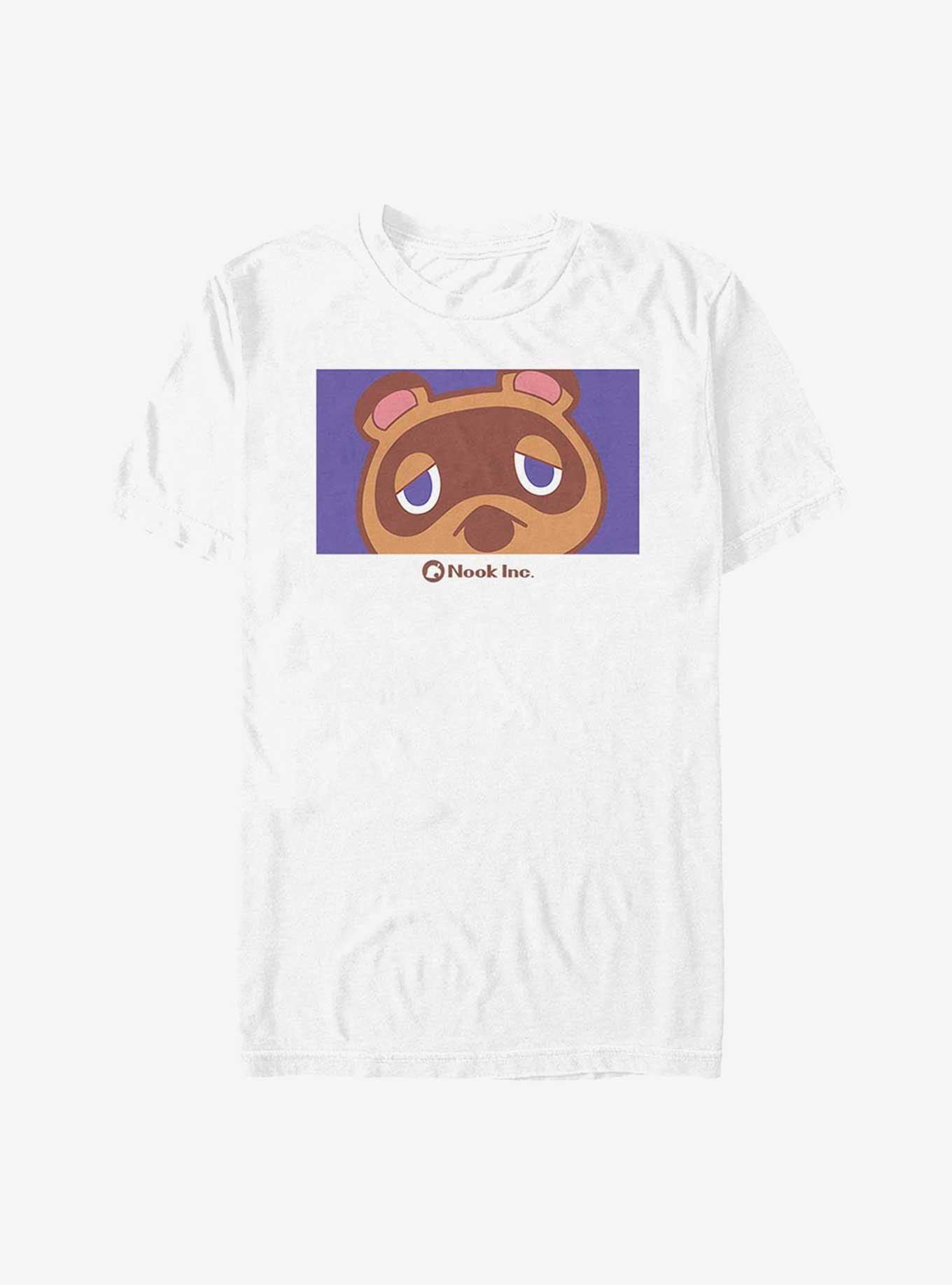 Nintendo Animal Crossing Nook Inc. Closeup T-Shirt - WHITE | BoxLunch