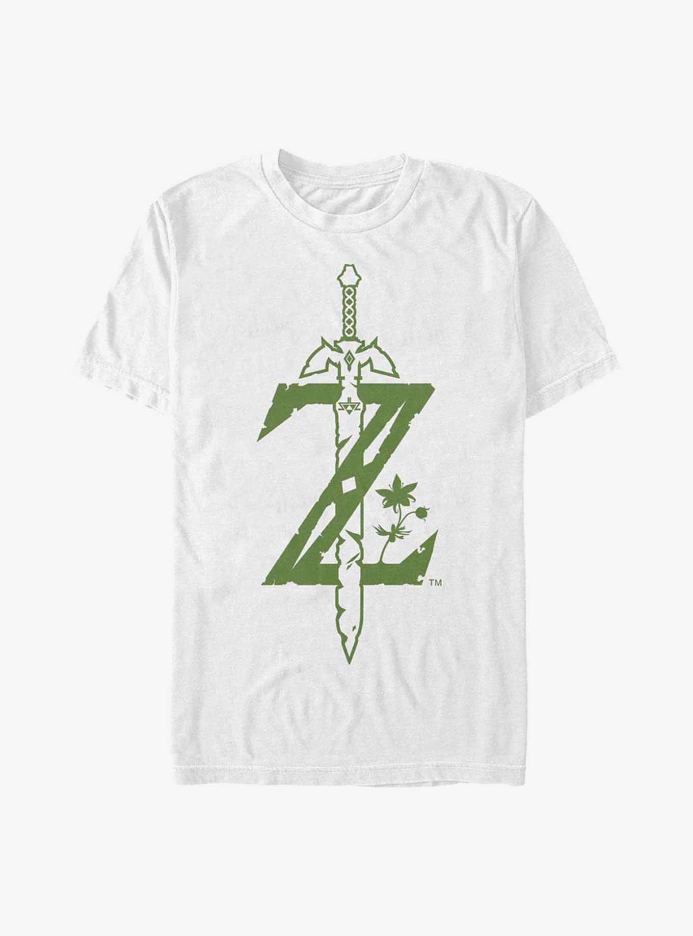Nintendo The Legend Of Zelda Master Sword T-Shirt - WHITE | BoxLunch