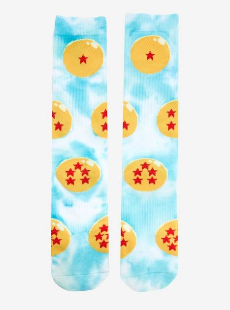 Dragon Ball Z Dragon Balls Tie-Dye Crew Socks - BoxLunch Exclusive ...