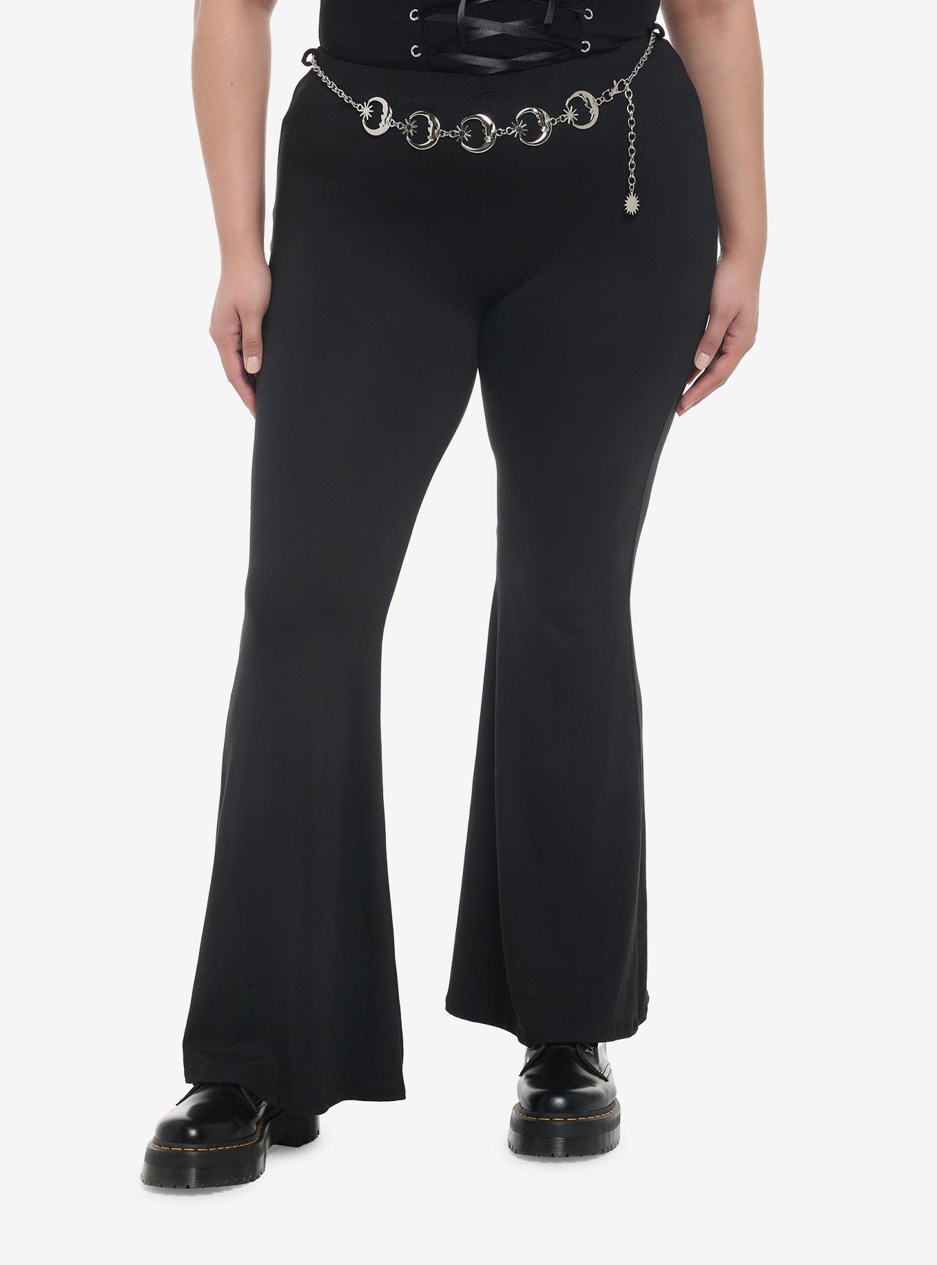 Celestial Chain Belt Flare Pants Plus Size | Hot Topic