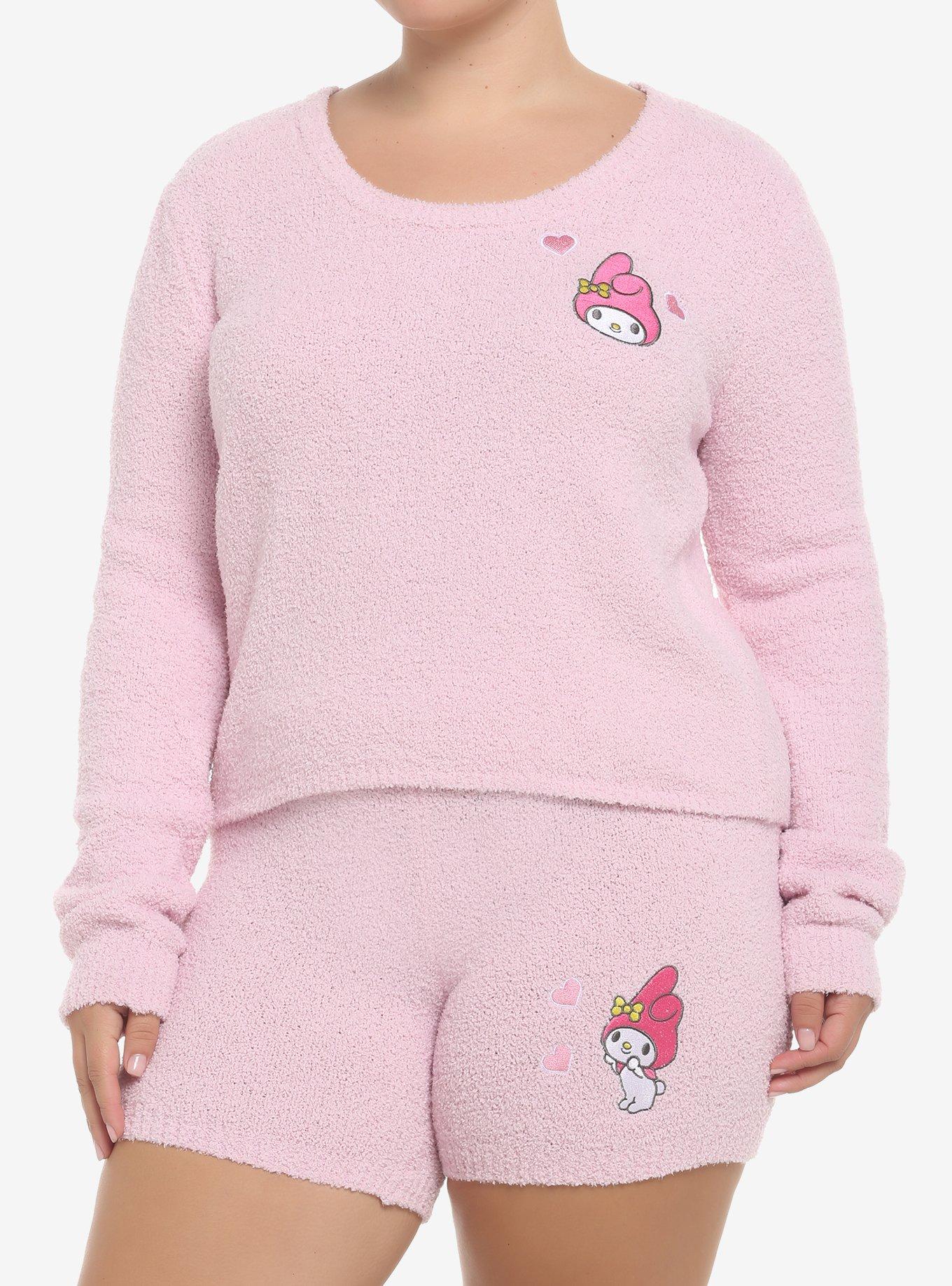 My Melody Hearts Girls Lounge Set Plus Size Hot Topic