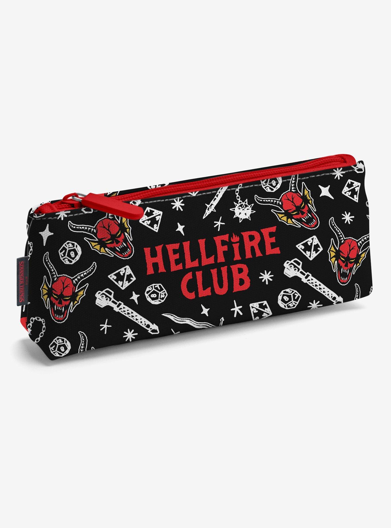 Stranger Things Hellfire Club Pencil Pouch | Hot Topic