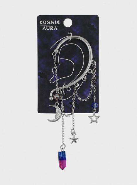 Celestial Color Crystal Ear Cuff | Hot Topic