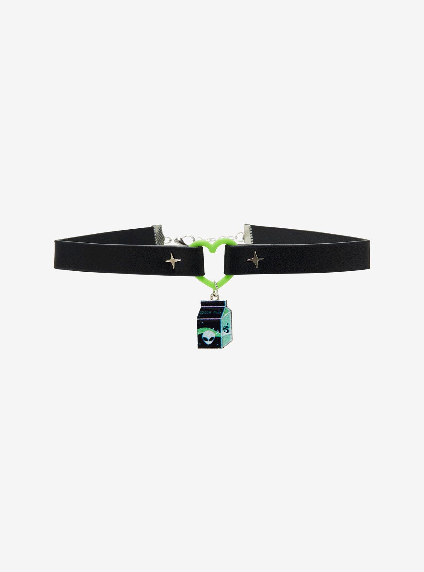 Alien Milk Carton Choker | Hot Topic
