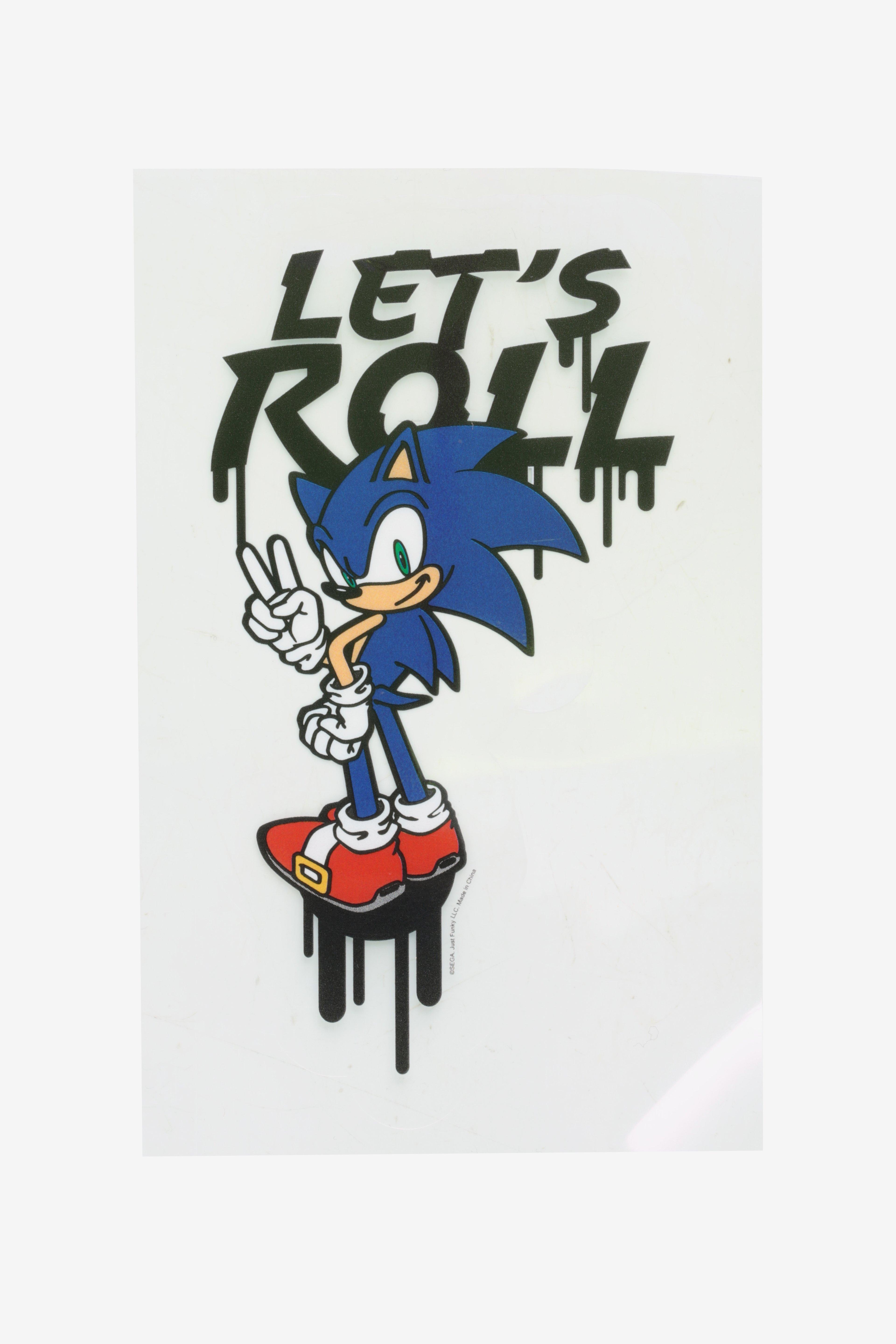 Sonic The Hedgehog Let's Roll Car Decal | Hot Topic