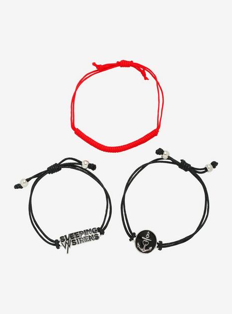 Sleeping With Sirens Icons Cord Bracelet Set | Hot Topic