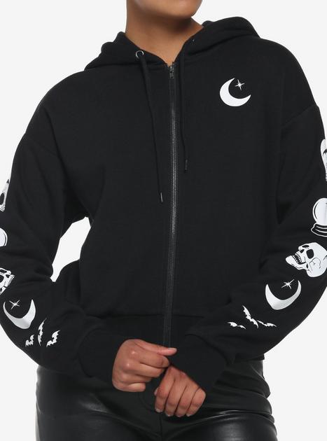 Moon Hex Girls Crop Hoodie | Hot Topic
