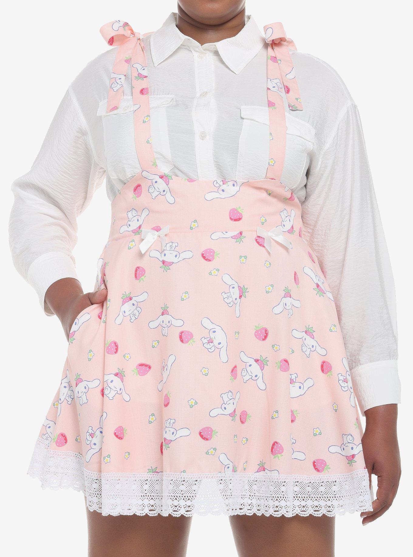 Cinnamoroll Strawberries Suspender Skirt Plus Size Hot Topic