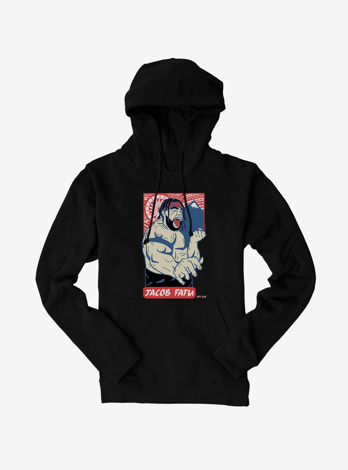 Major League Wrestling Jacob Fatu Hoodie - BLACK | BoxLunch