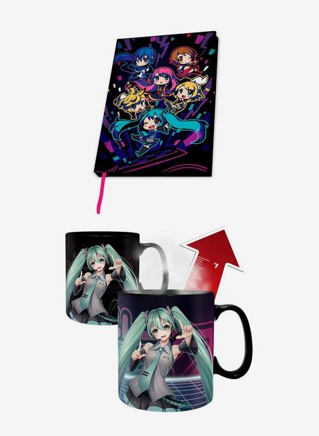 Hatsune Miku Notebook & Heat Change Mug Bundle | Hot Topic