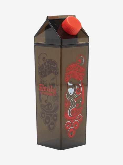 Emily The Strange People Are Strange Milk Carton Water Bottle | Hot Topic