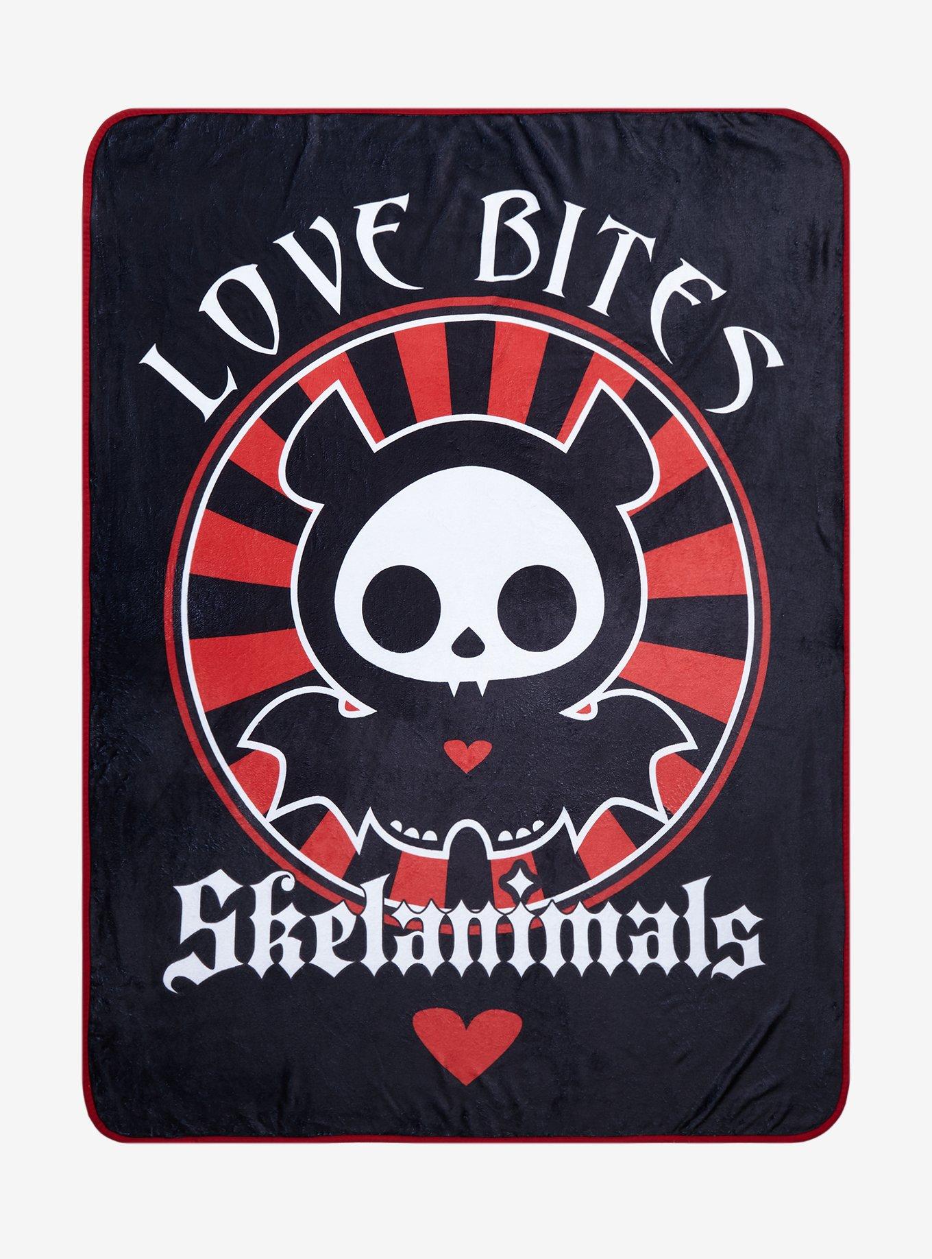 Skelanimals Diego Love Bites Throw Blanket | Hot Topic