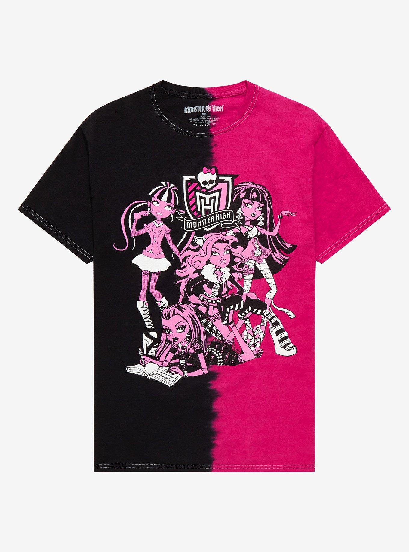 Monster High Split Wash Boyfriend Fit Girls T-Shirt | Hot Topic