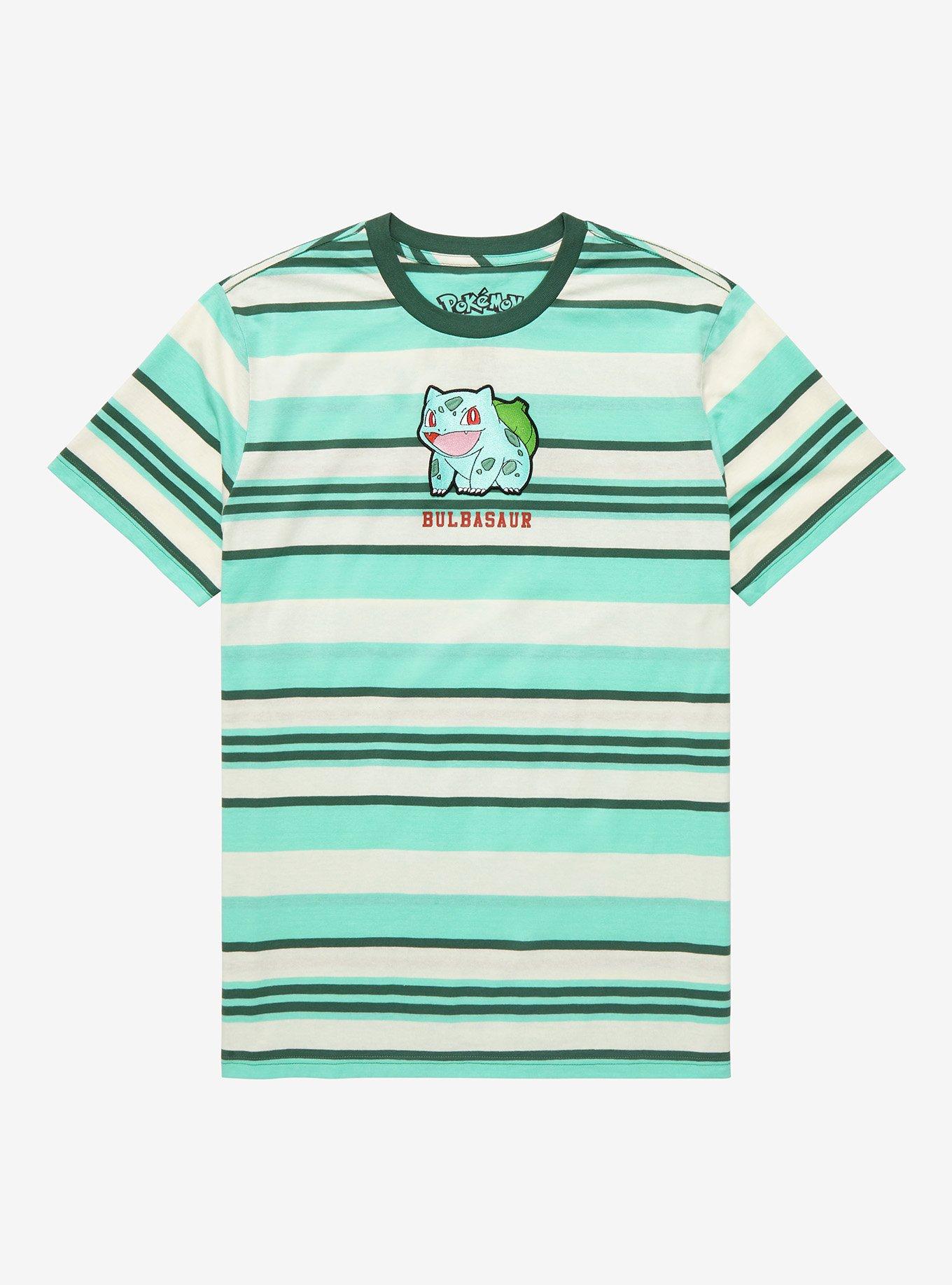 Pokémon Bulbasaur Striped T Shirt Boxlunch Exclusive Boxlunch