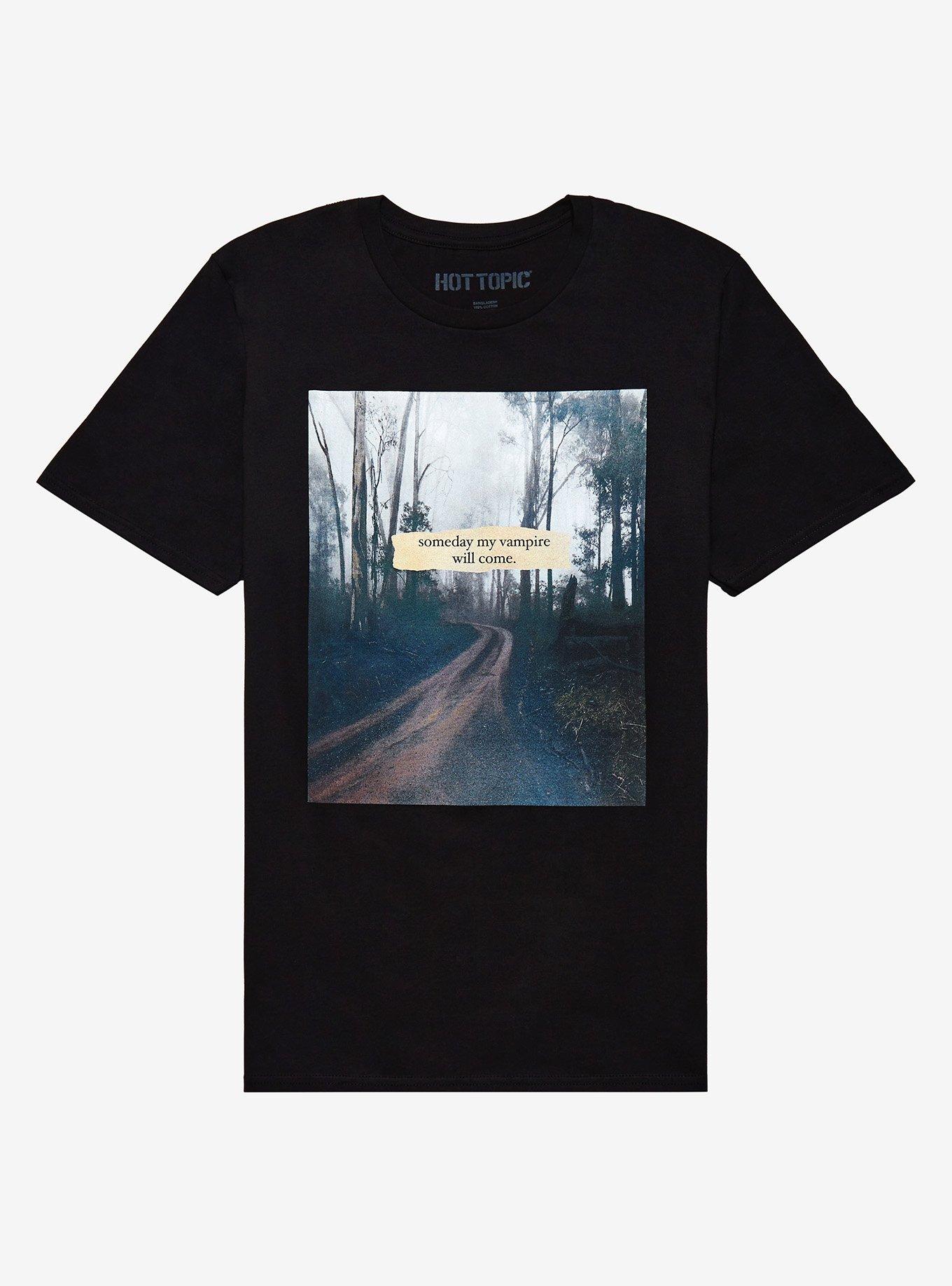 Vampire Quote Forest Fog T-Shirt | Hot Topic