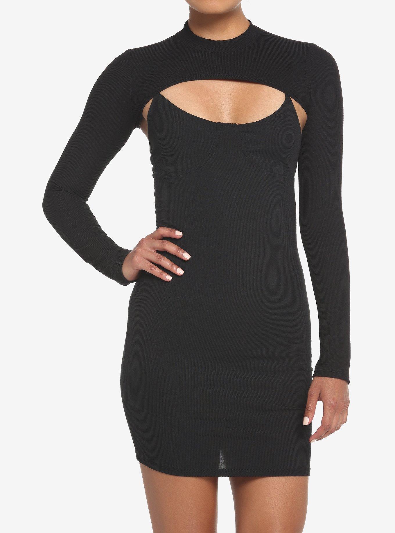 Black Twofer Mini Dress | Hot Topic