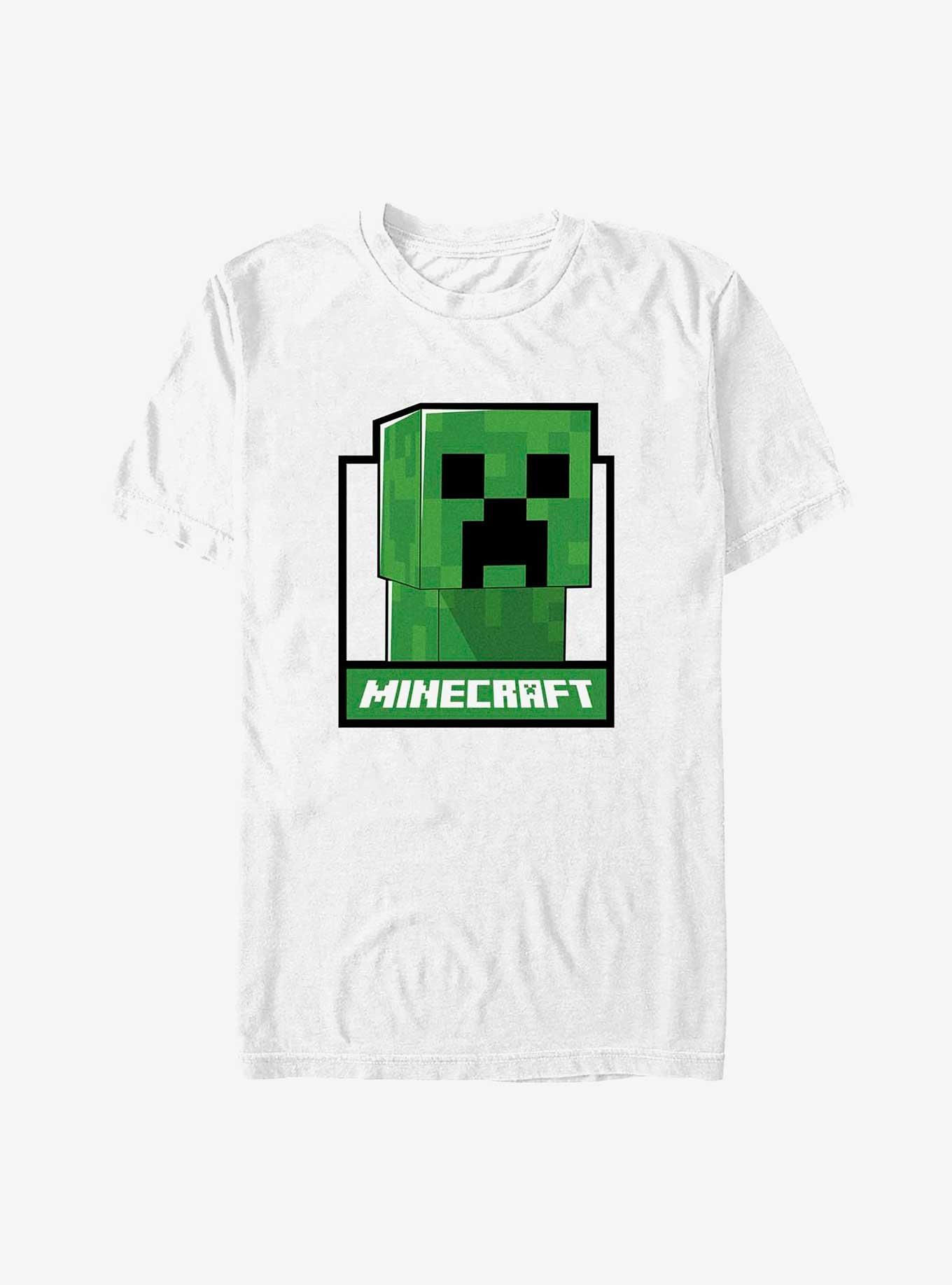Minecraft Creep In A Box T-Shirt - WHITE | BoxLunch