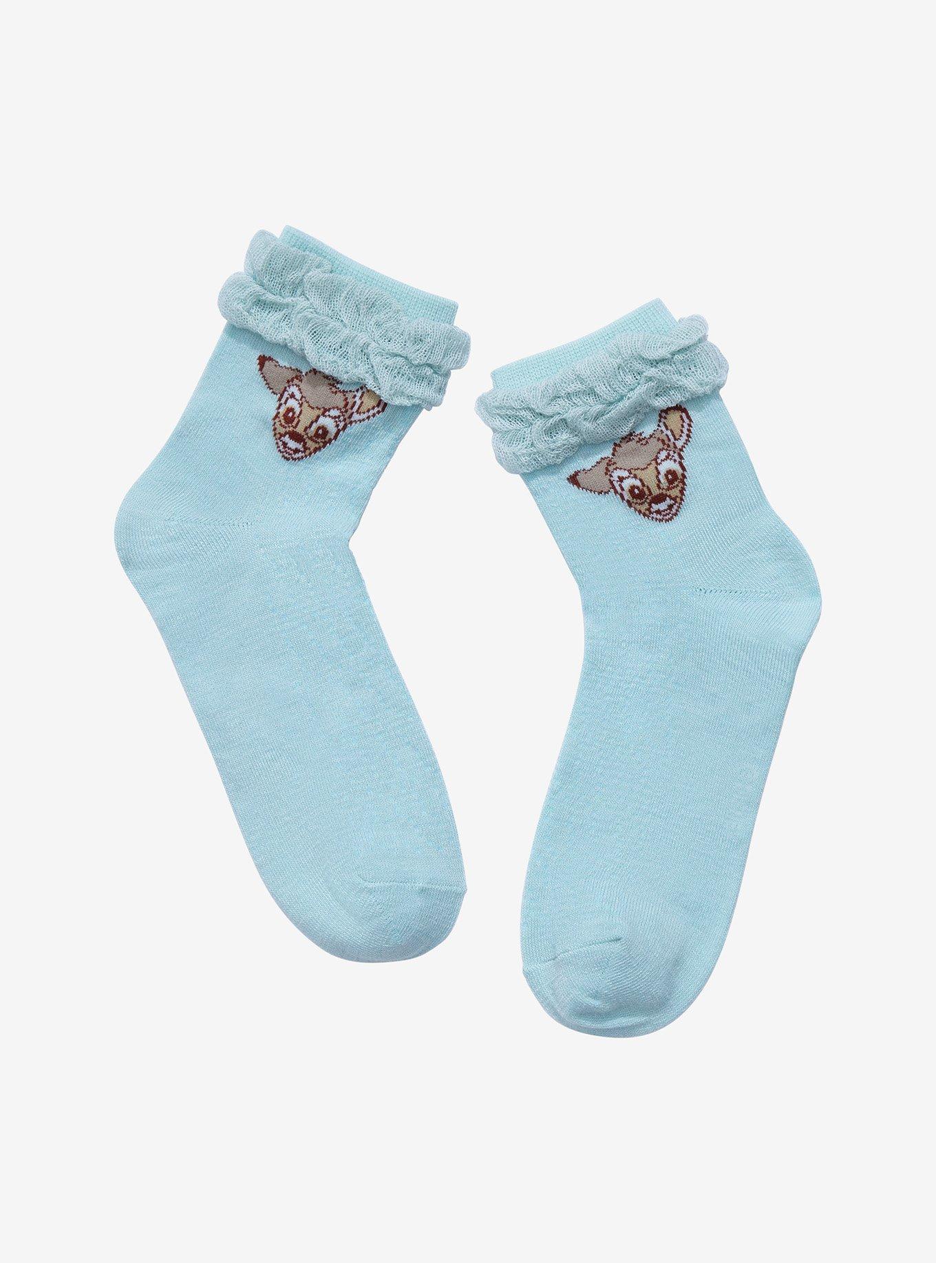Disney Bambi Ruffle Ankle Socks | Hot Topic