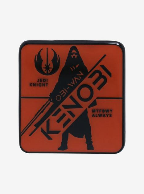 Star Wars Obi-Wan Kenobi Tonal Portrait Enamel Pin | BoxLunch